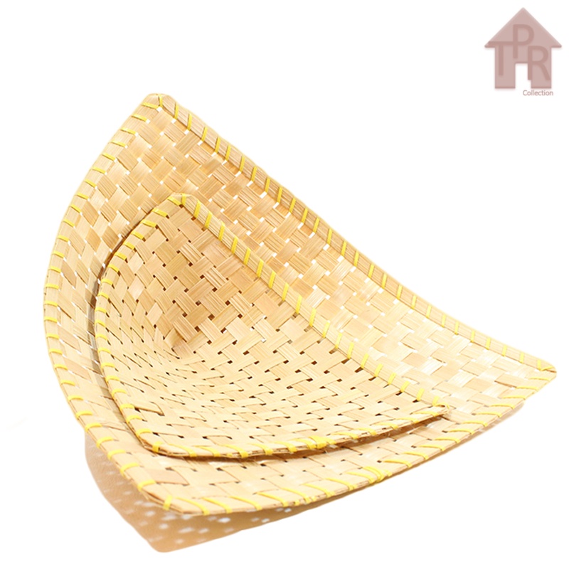 Bamboo | Pincuk Plate / Tekor Plate / Natural Bamboo Plate | Shopee ...