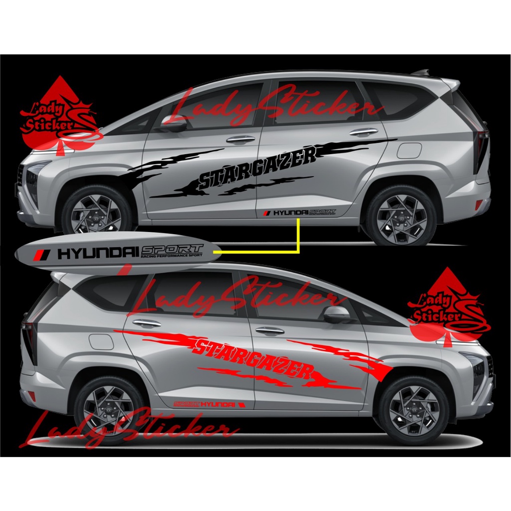 New cutting sticker Car hyundai stargazer sticker stargazer Car sticker ...