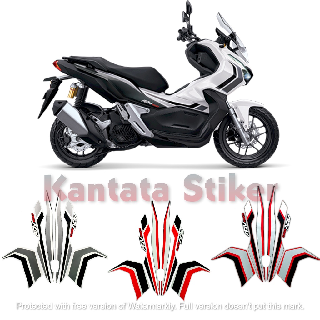 HONDA ADV 150 2019 2020 MOTORCYCLE BODY LIS LES STRIPING STICKER ADV ...