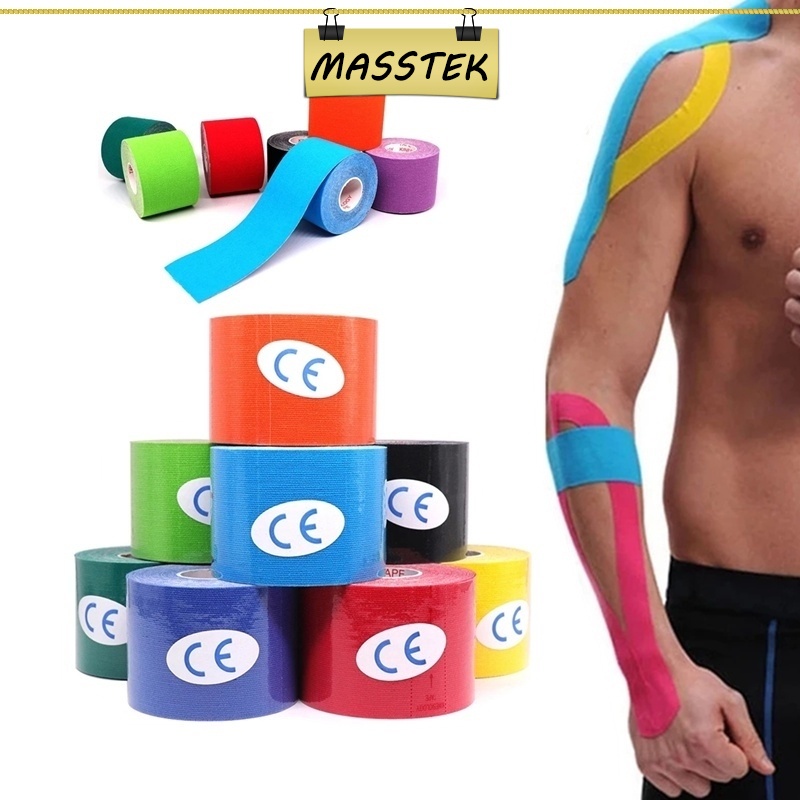 MASSTEK @Johor Kinesiology Tape Sports Athletic Recovery Elastic Physio ...