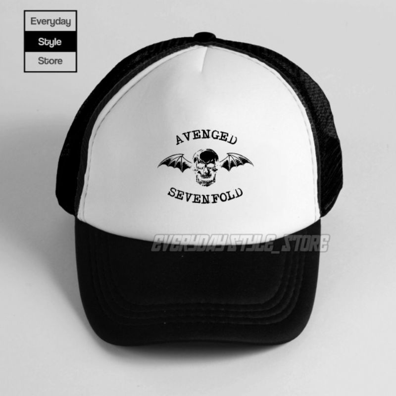 Avenged Sevenfold Trucker Hat / Band Hat | Shopee Malaysia