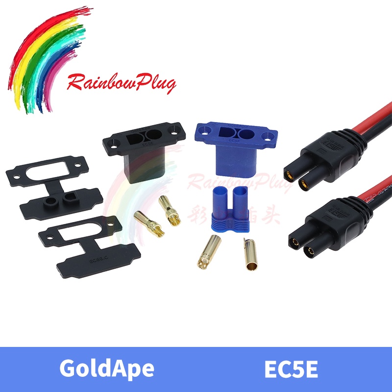 Quick Delivery Ec5e EC5E-M EC5E-F Mountable Xt90 Female Banana Plug Male Female EC5 Connectors ...