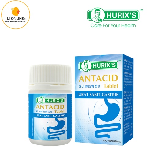 Hurix's Antacid Tablets (20's) EXP: 04/2027 | Shopee Malaysia