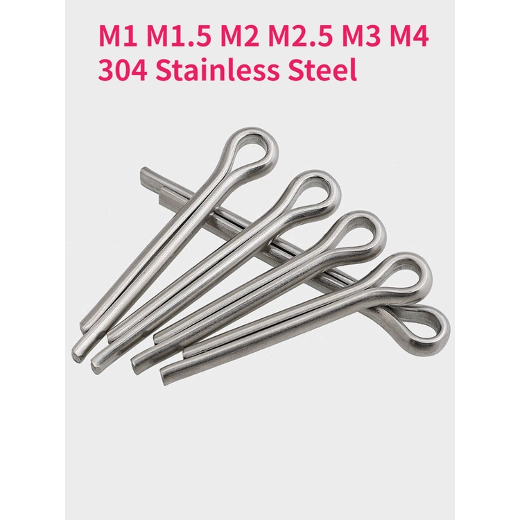 M1 M1.5 M2 M2.5 M3 M4 304 Stainless Steel U Shape Type Spring Cotter ...