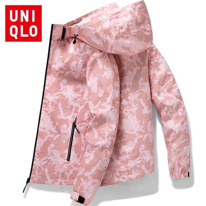 Uniqlo Jacket Women's Waterproof Autumn Korean Casual Camouflage Winter ...