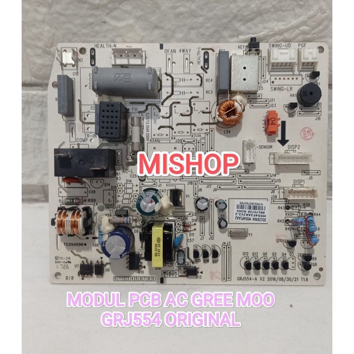 Gree FROZEN AC PCB MODULE 05-09MOO GRJ554 ORIGINAL | Shopee Malaysia