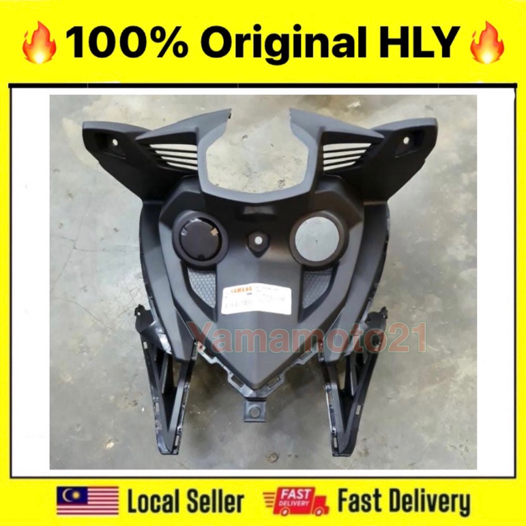 Yamaha Original Y15ZR Inner Panel Kunci - B17-F836L-00 centre tengah main pipe cover hitam y15 ...