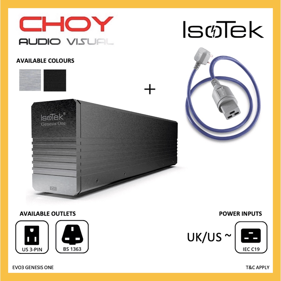 IsoTek Evo3 Genesis One Single Power Conditioner + Isotek Evo3 Premier ...