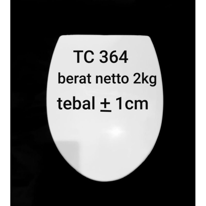 Toto TC364 model toilet lid. Very thick, net weight 2kg | Shopee Malaysia
