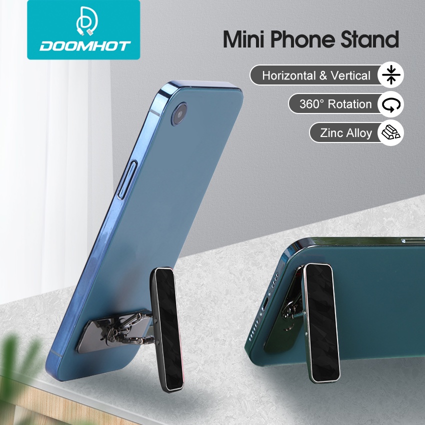 DoomHot Phone Holder Foldable Phone Kickstand 360°Adjustable Phone ...