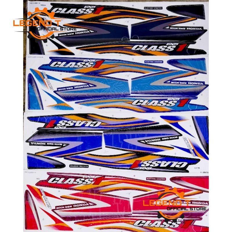 CLASS 1 BODY STICKER (4) STICKER STRIP STRIKE EX5 CLASS (LEGEND T ...