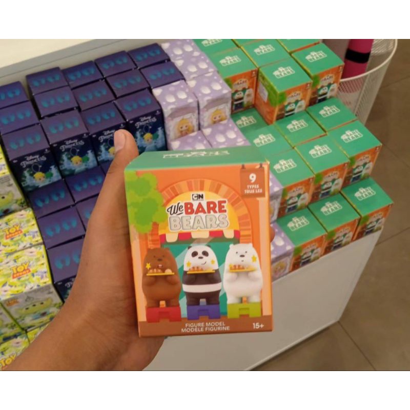 Miniso We Bare Bears Mini Fun Collection Blind Box Model Figure ...