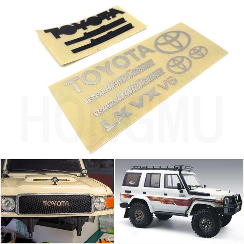 Metal Sign Stickers Logo Decorate Suit for 1/10 RC Crawler Car Traxxas ...