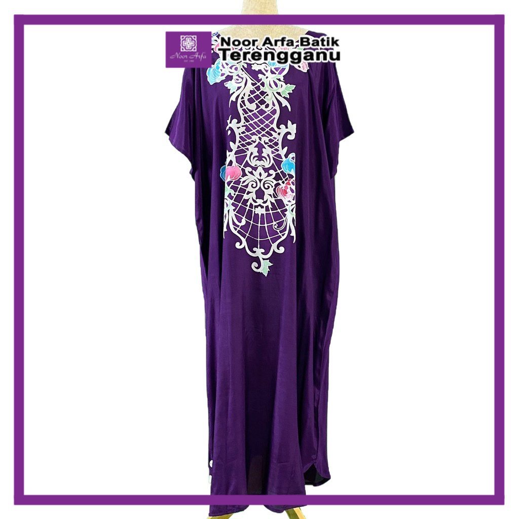 KAFTAN CALLA LILY PURPLE 111 - NOOR ARFA BATIK TERENGGANU | Shopee Malaysia