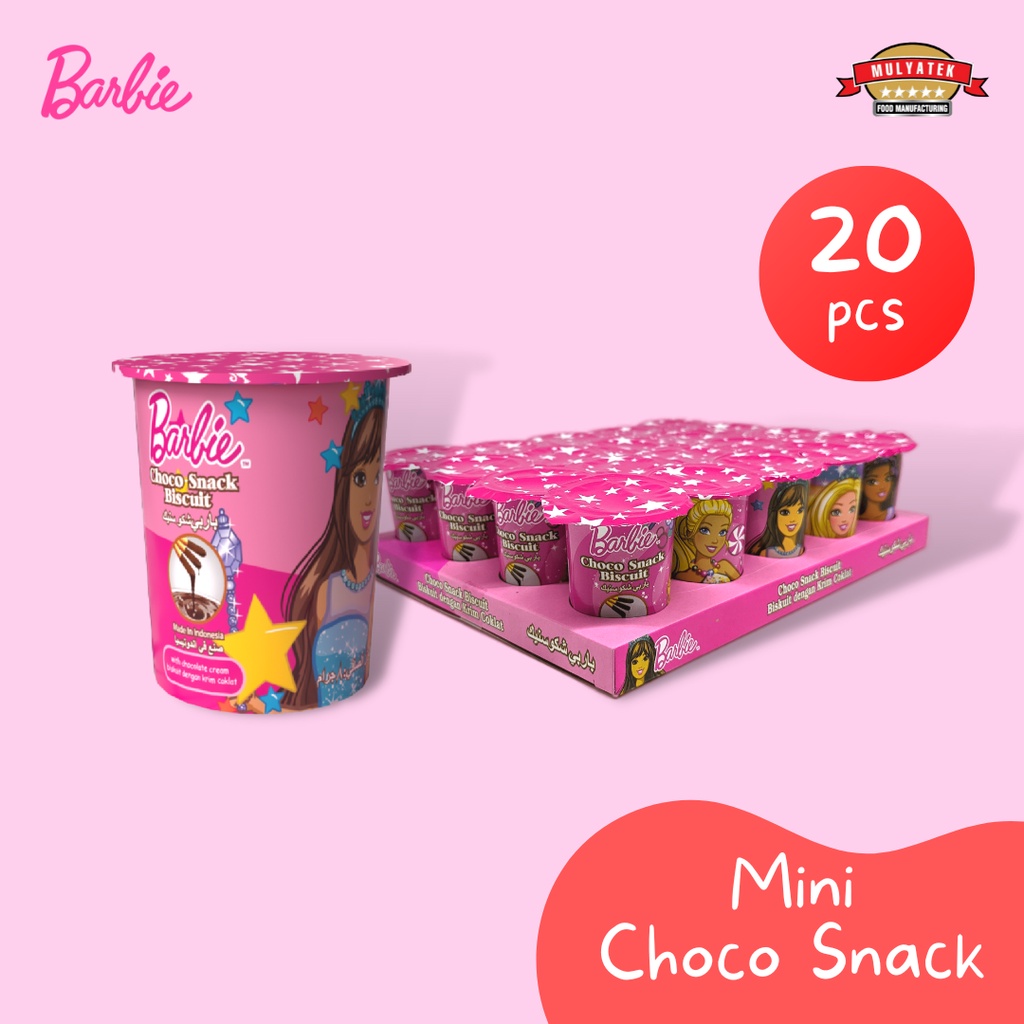 Barbie Chocolate Snack Mini Chocolate Biscuit Stick 8gr - 20pcs ...