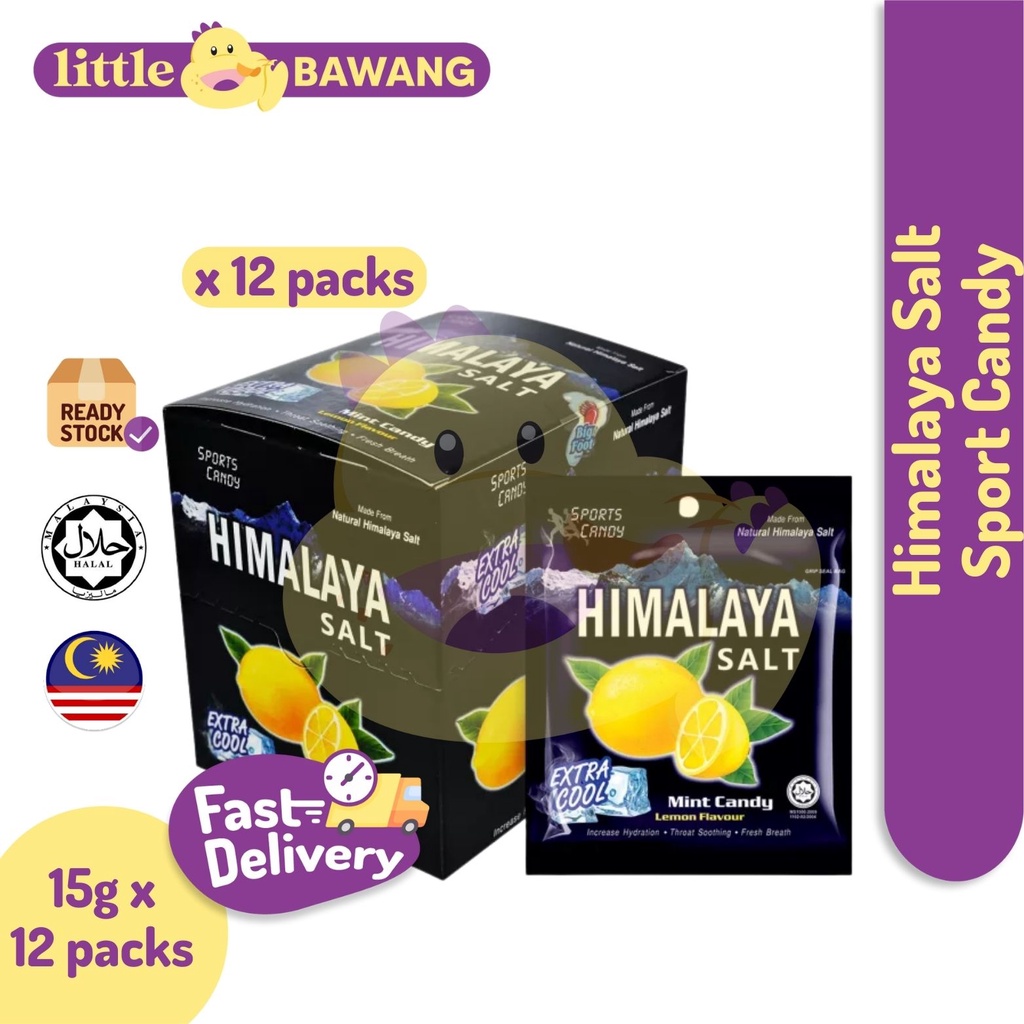 Himalaya Salt Extra Cool Mint Lemon Flavour Sport Candy 12s x 15g ...
