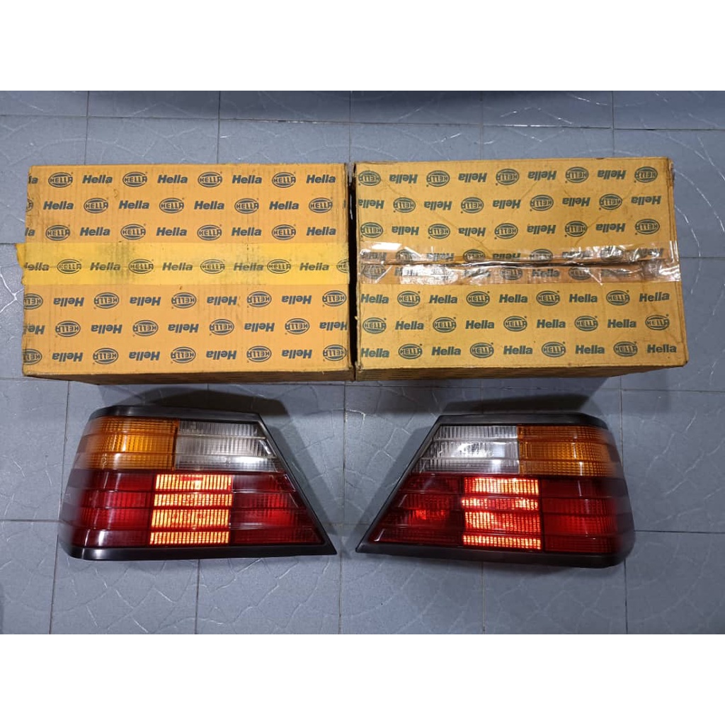 NEW HELLA W124 PRE FACELIFT TAIL LAMP SET MERCEDES BENZ | Shopee Malaysia