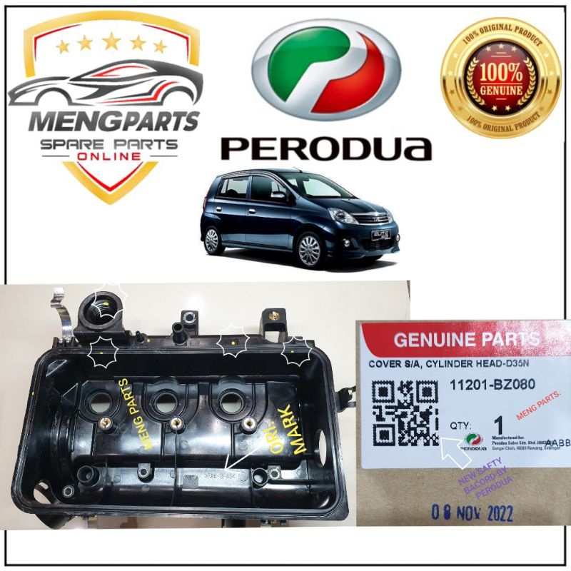 ORIGINAL PERODUA VIVA 660 ,850 ,1000 ,& MYVI 1.0 VALVE COVER ASSY WITH ...