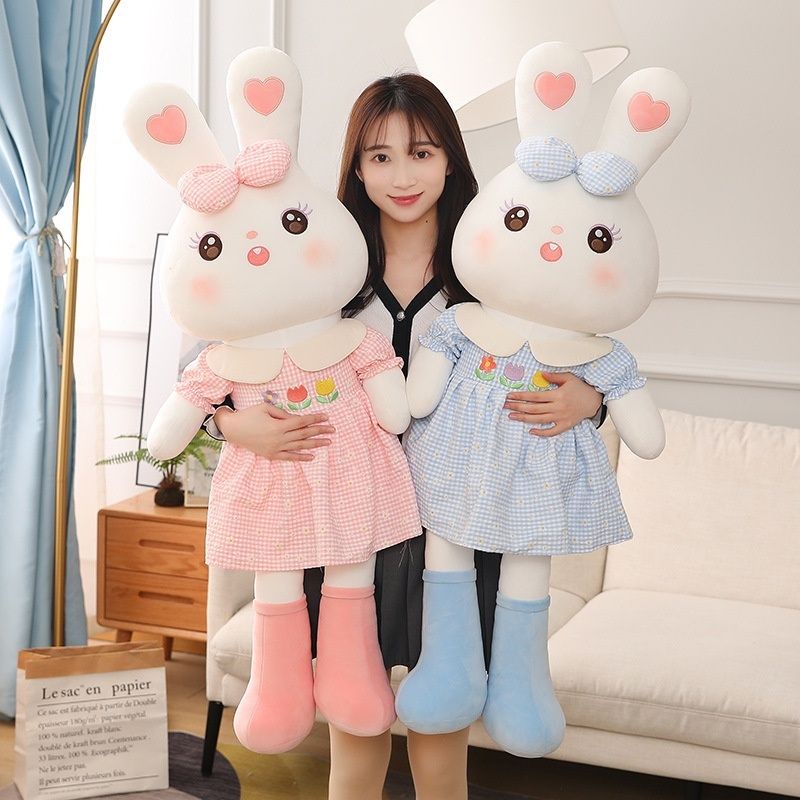 Cocoa Rabbit Plush Toy Pillow Soft Comfort Cartoon Cute Bunny Plushie ...