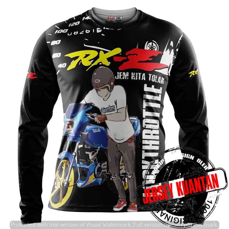 Baju Yamaha RXZ Lock Throttle LongSleeve) | Shopee Malaysia