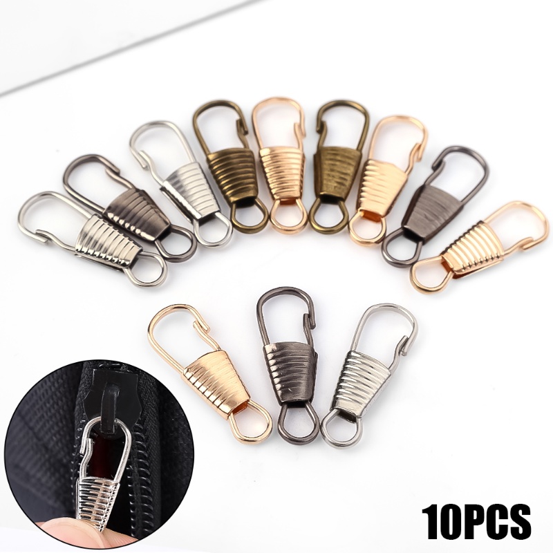 1/10Pc Universal Removable Metal Zipper Piece / Detachable Replacement ...