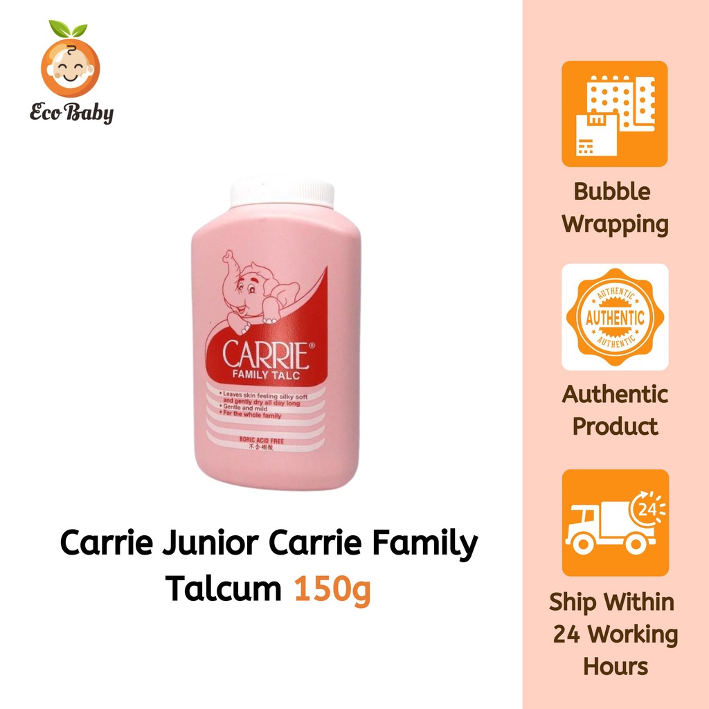 Carrie Junior Carrie Family Talcum 150g | Shopee Malaysia