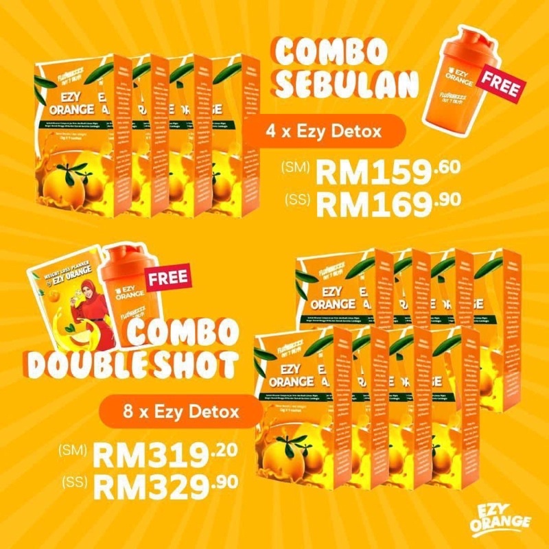 [🎁 FREE SHAKER OREN🍊]💥EZY ORANGE ORIGINAL 🔥 FREE MEASUREMENT TAPE (TALI ...
