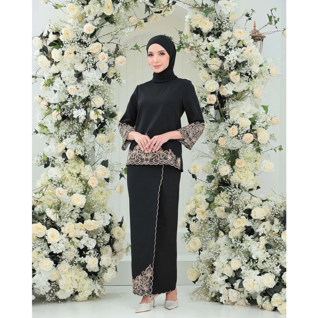La Baju Kurung Moden Baju Kurung Kedah Baju Tunang Perempuan Nikahtunang Bridesmaid Baju Sulam