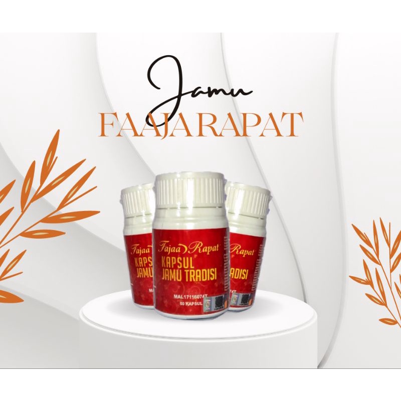 FAJAA RAPAT KAPSUL JAMU TRADISI | Shopee Malaysia