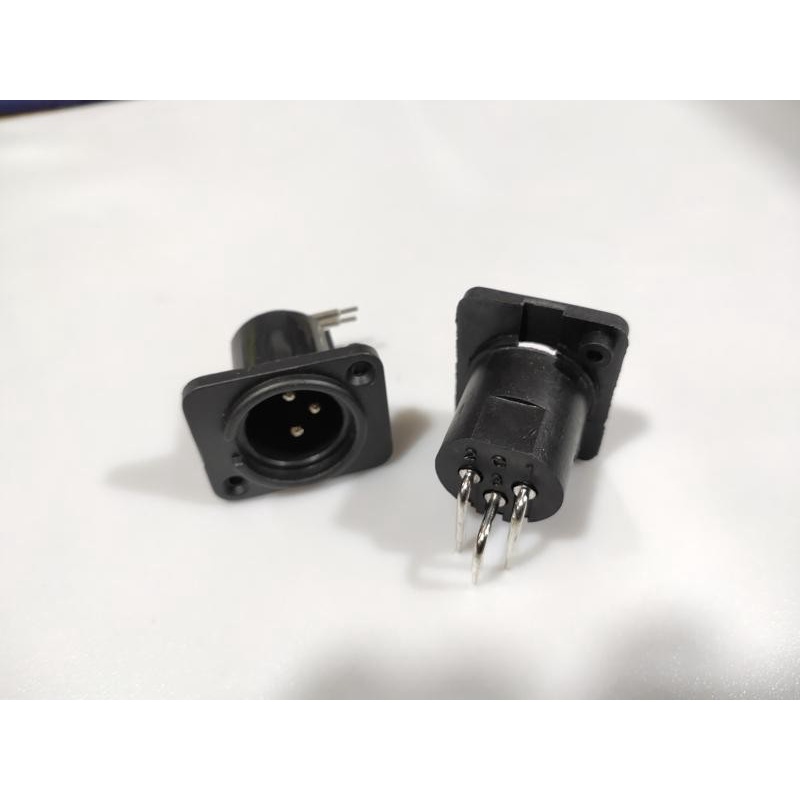 Canon Boy Socket Plastic XLR Male Socket 3 Pin 3P Body | Shopee Malaysia