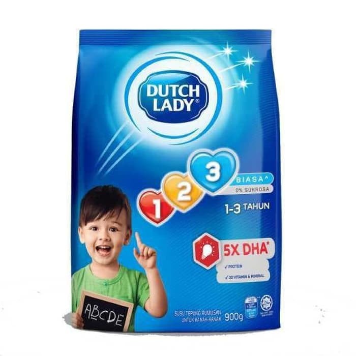 Dutch Lady Milk Plain 1 - 3 Years 850g | Shopee Malaysia