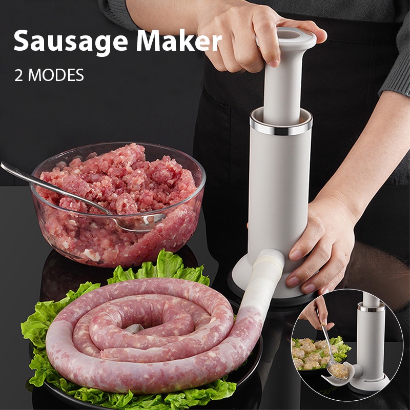 Sausage Maker Meatball Maker Sausage Stuffer Homemade Sausage Tool Dual ...