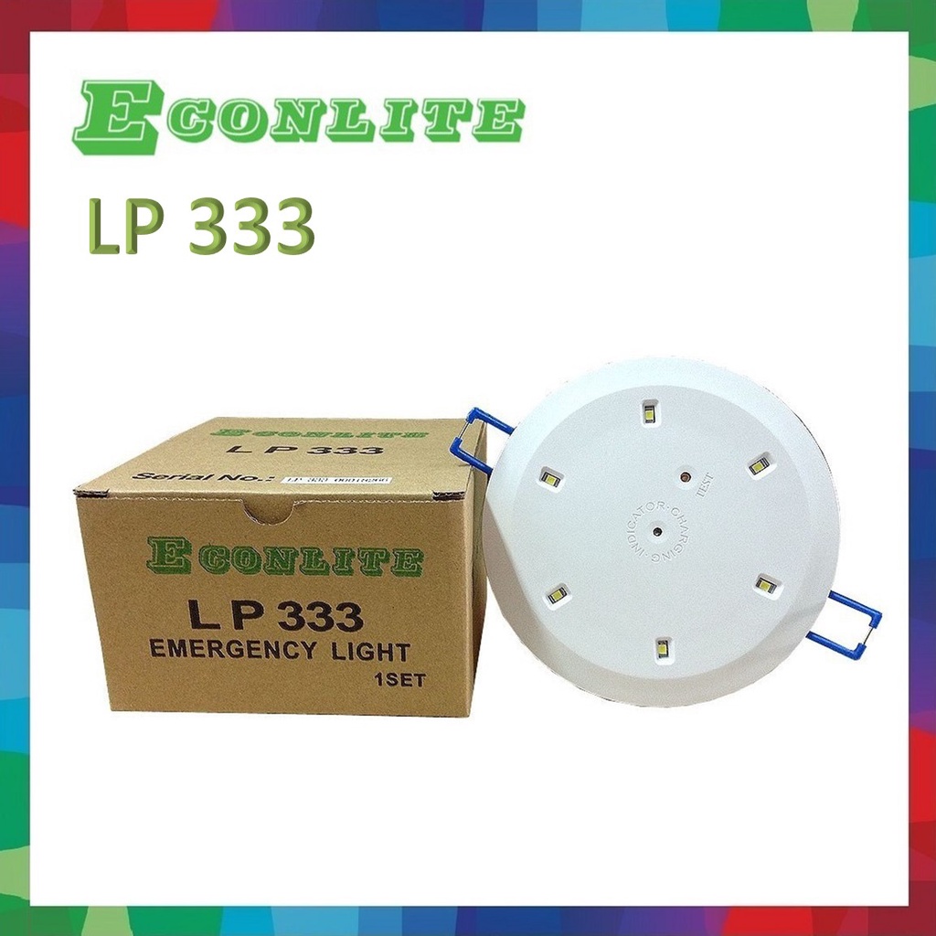 ECONLITE LP333 Ceiling Mounted Emergency Light YEL333 Recessed | Shopee ...