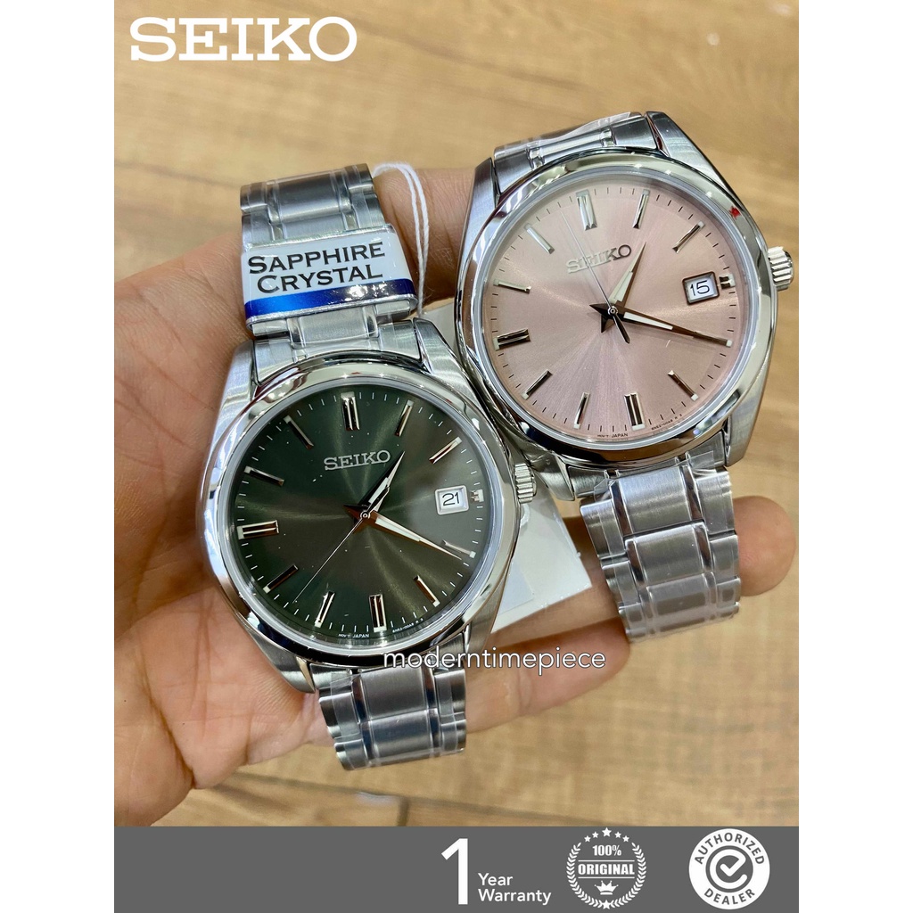 SEIKO SUR523P1 SUR525P1 SUR527P1 Sapphire Glass Men's Dress Watch ...