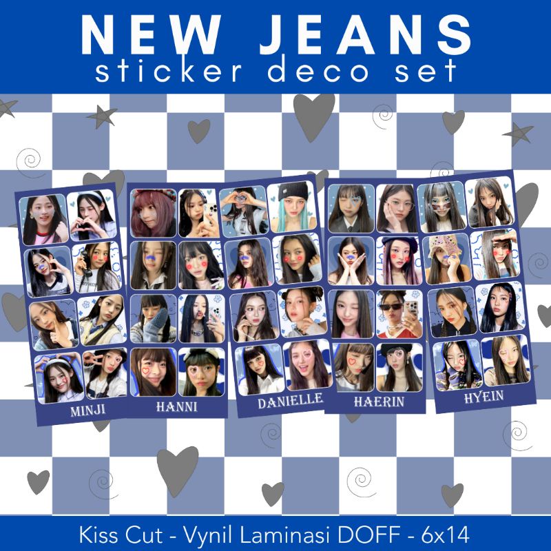 Sticker CUTE DECO FANMADE NEW JEANS | Shopee Malaysia