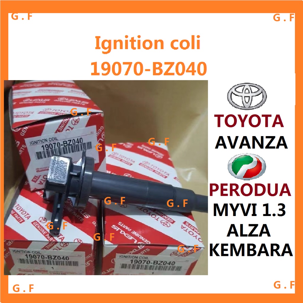 Genuine Toyota Ignition coli 19070-BZ040 Toyota AVANZA Perodua MYVI ...