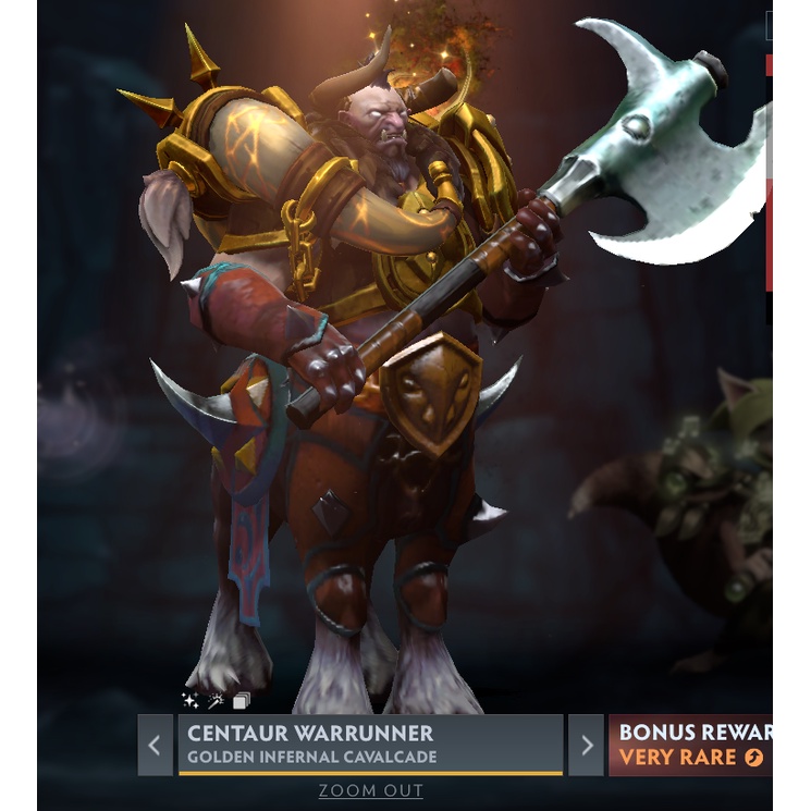 Golden Infernal Calvacade Cntaur Warrunner Immortal(Immortal Treasure ...