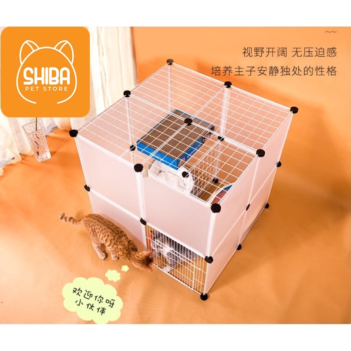 Mesh Bars Cage Bars Home Cage Stacking Rack DIY Dog Puppy Cat Kitten ...