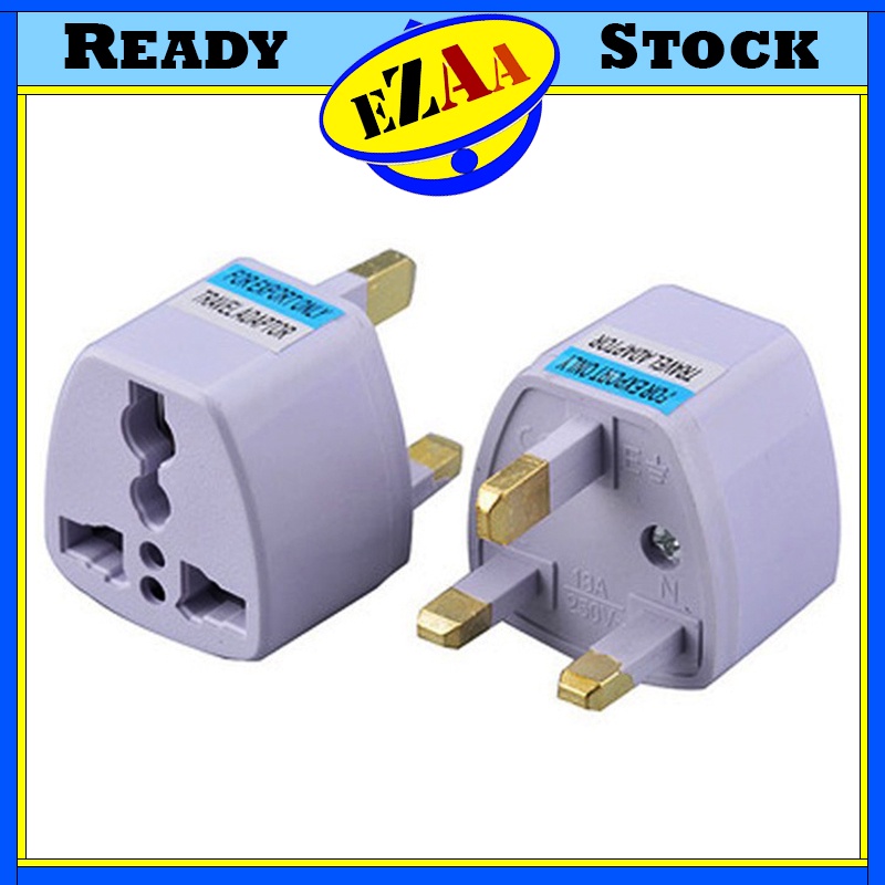 3 Pin Conversion Plug Universal Adapter British Socket Adapter Plug ...