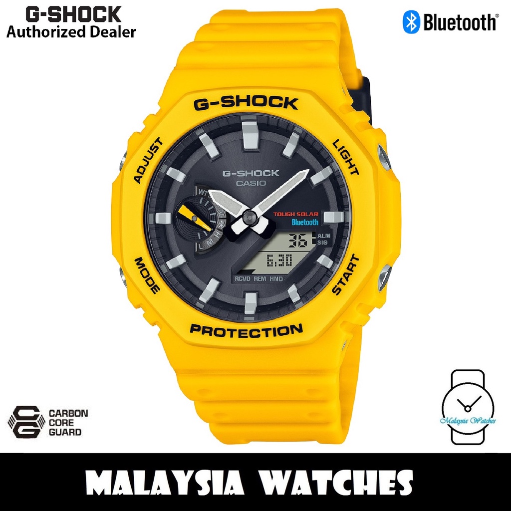 (OFFICIAL WARRANTY) Casio G-Shock GA-B2100C-9A Carbon Guard Core Tough ...