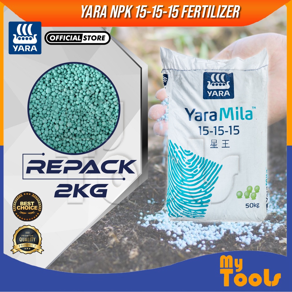 M.Machinery YaraMila 15-15-15 (2KG) Baja YaraMila Compound Fertilizer ...