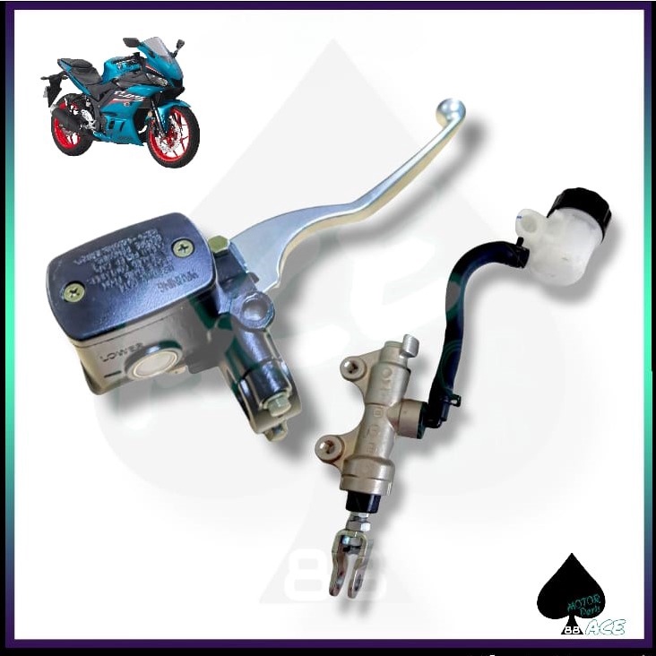 YAMAHA R25 FRONT REAR DISC BRAKE MASTER PUMP SET PAM DEPAN BELAKANG R ...