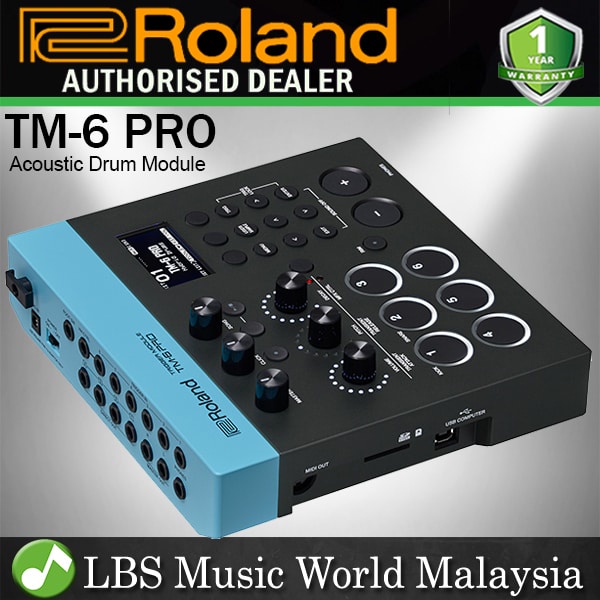 Roland TM-6 PRO Acoustic Drum Sound Trigger Module with 80 Drum Kits ...