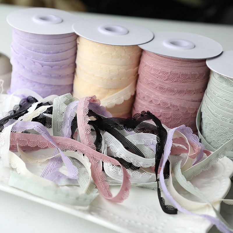 1cm*1m Elastic Wave Lace Trim DIY Handmade Crafts Doll Clothes Dress ...