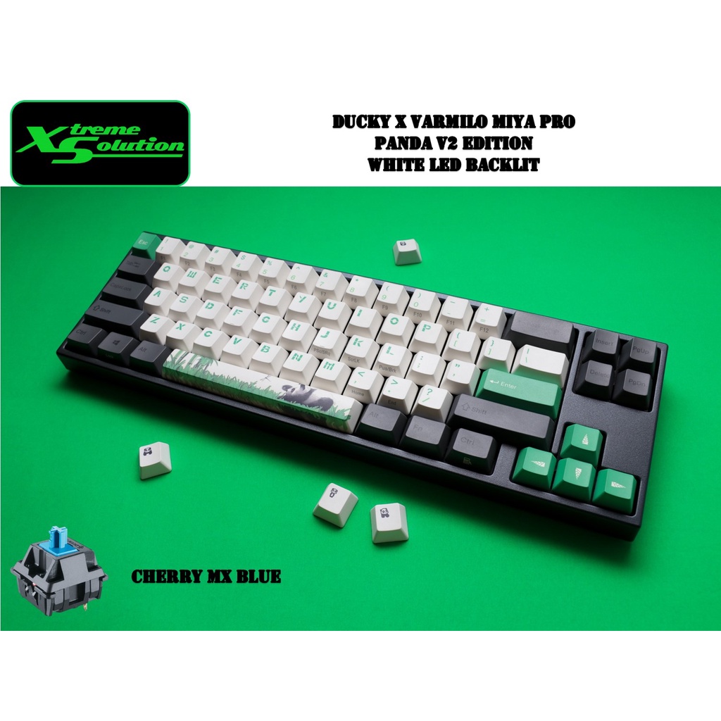 Ducky X Varmilo Miya Pro Panda V2 Edition - Wired White LED Backlit ...