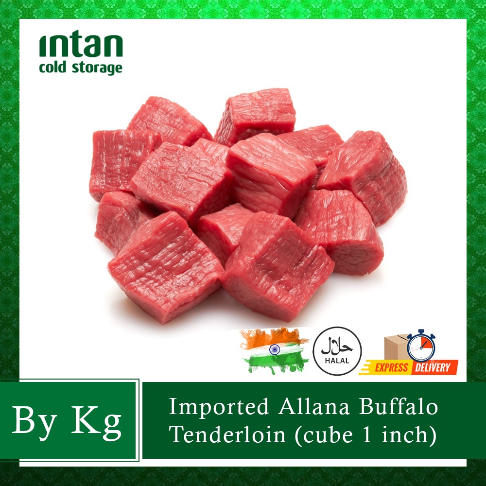 Frozen Buffalo Tenderloin (cube 1 inch) | Shopee Malaysia