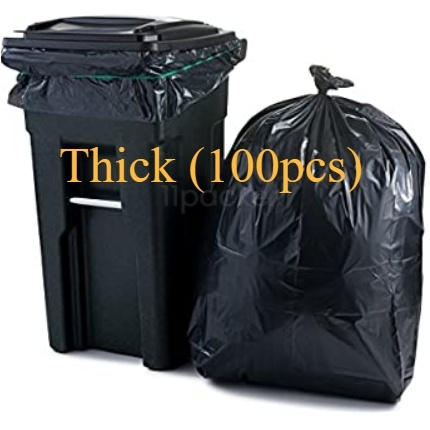 [Thick] 100pcs 38" x 45" XXL Size Garbage Bag/Beg Sampah/Rubbish Bag ...