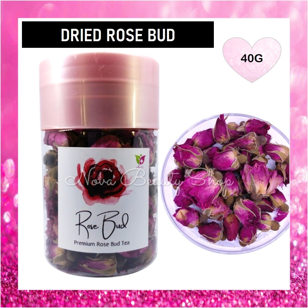 Organic Rose Buds (40g) / Natural Rose/ Putik Bunga Rose / Putik Bunga ...