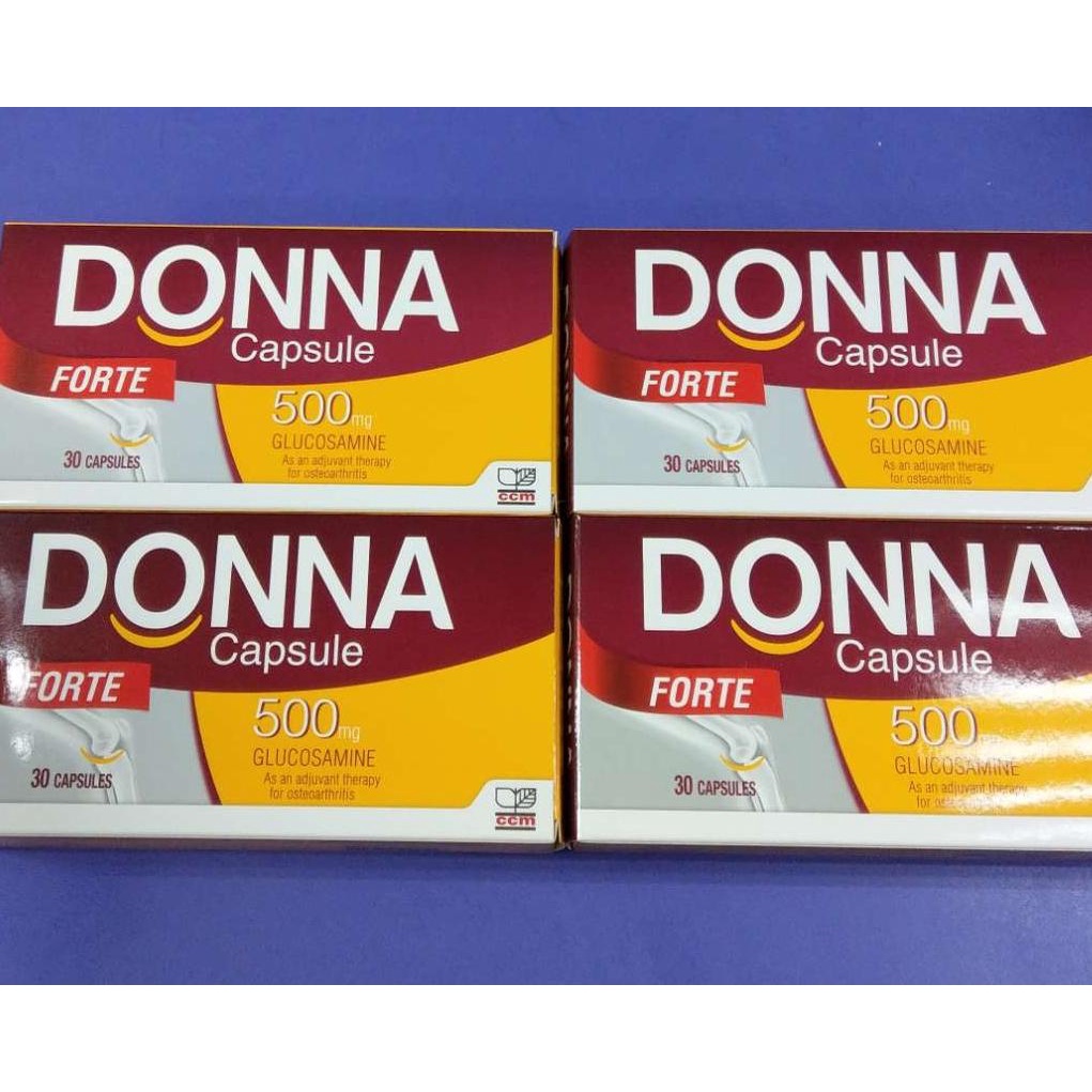 Donna Forte glucosamine capsule 500mg ( 4 x 30's ) | Shopee Malaysia