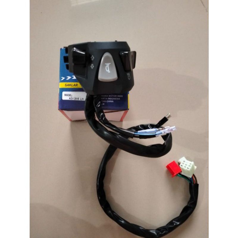 TOMBOL Left switch motor adv 2018 Handlebar Clamp switch 3 Functions ...